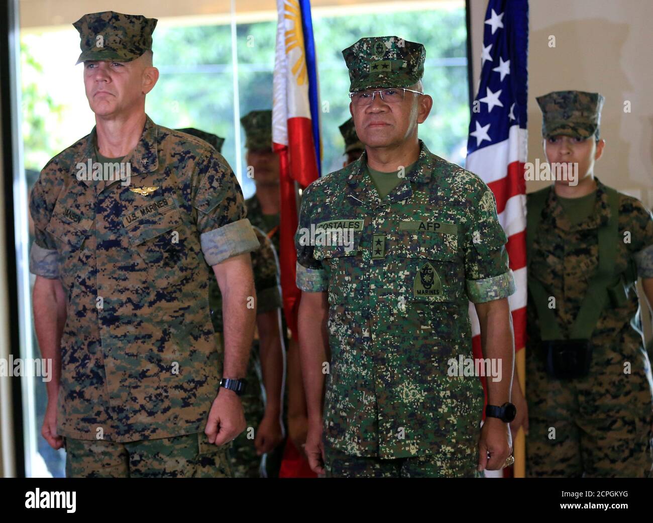 Philippine Marine Corps Maj Gen Romeo Tanalgo Commandant Nara The
