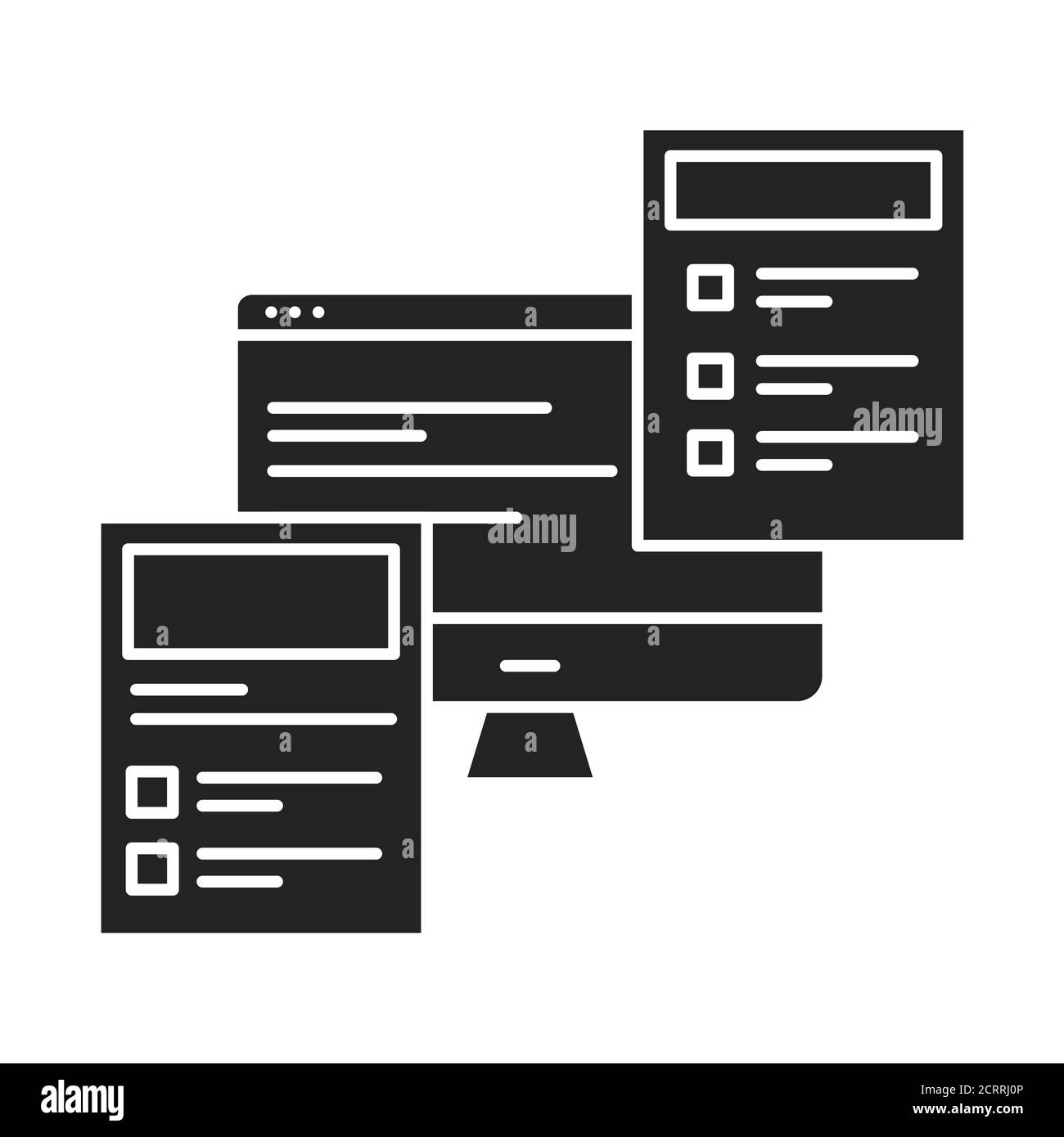 Html css javascript web Foto e Immagini Stock in Bianco e Nero - Alamy