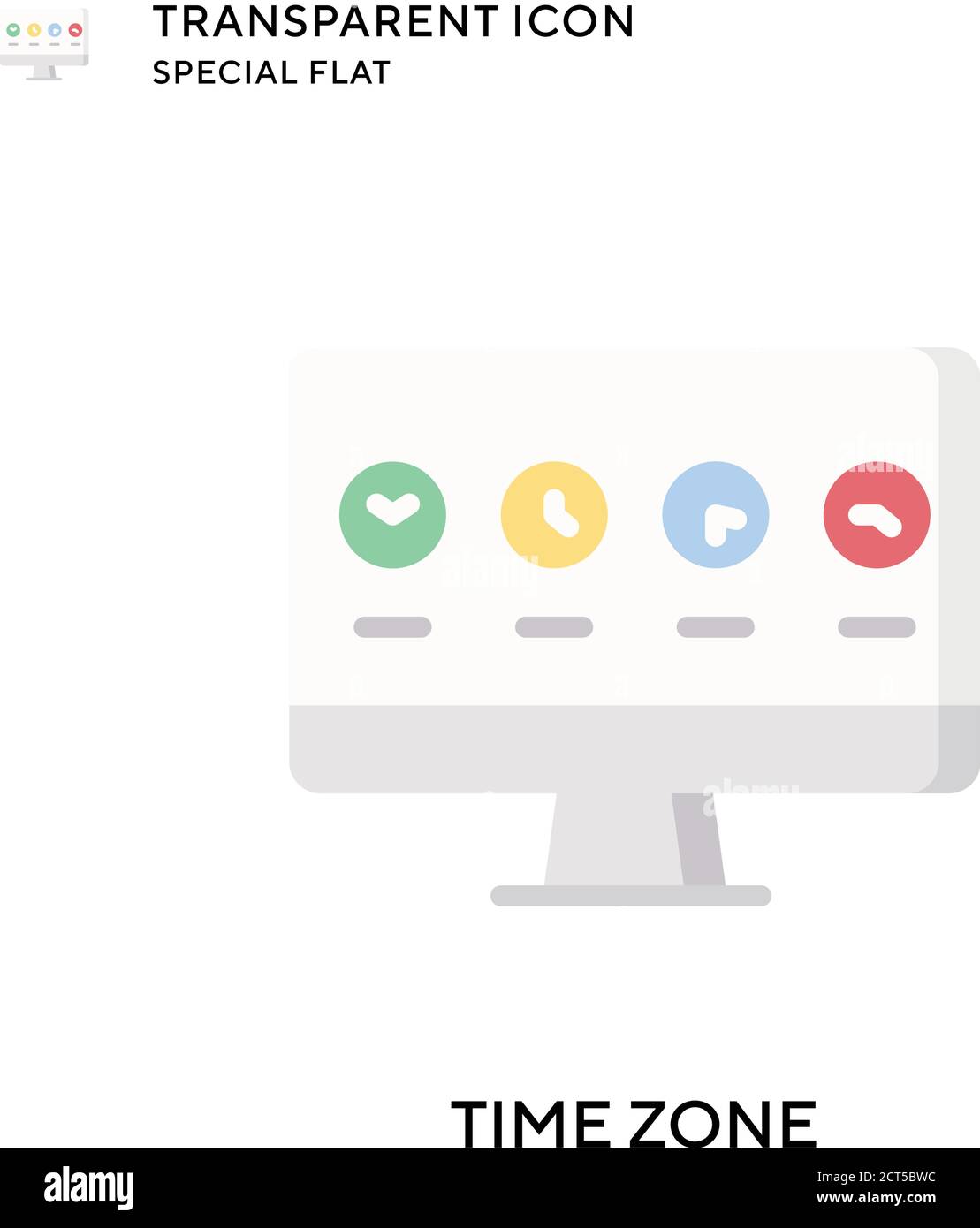 Mappa fuso orario Immagini Vettoriali Stock - Alamy