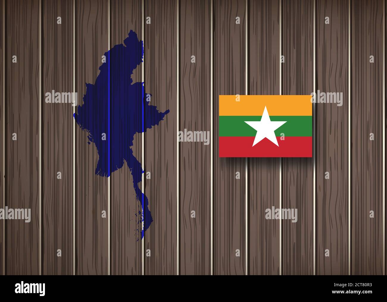 Bandiera della mappa di myanmar immagini e fotografie stock ad alta ...