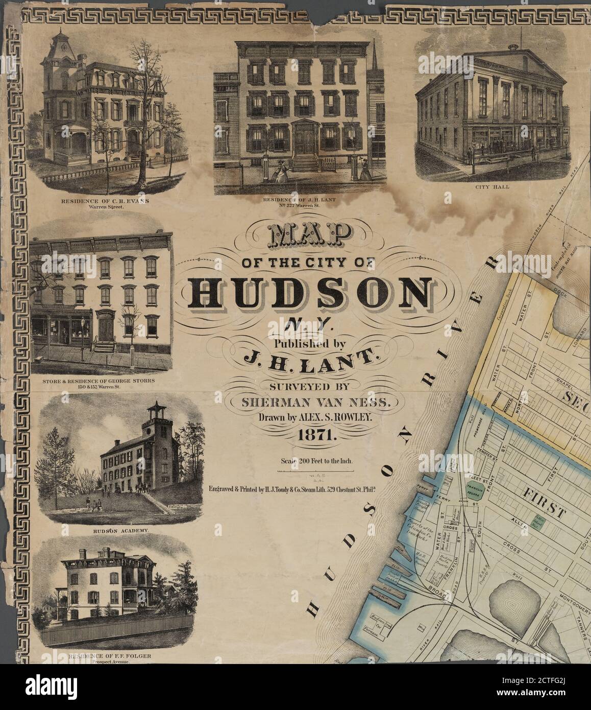 Mappa di hudson immagini e fotografie stock ad alta risoluzione - Alamy