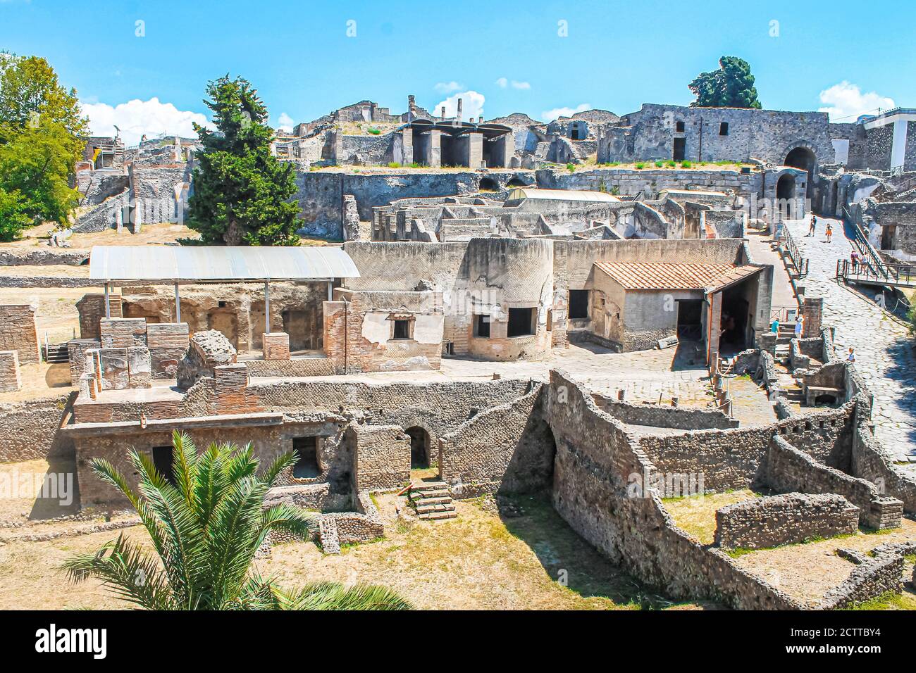 Rovine di pompei distrutte dal vulcano immagini e fotografie stock ad ...