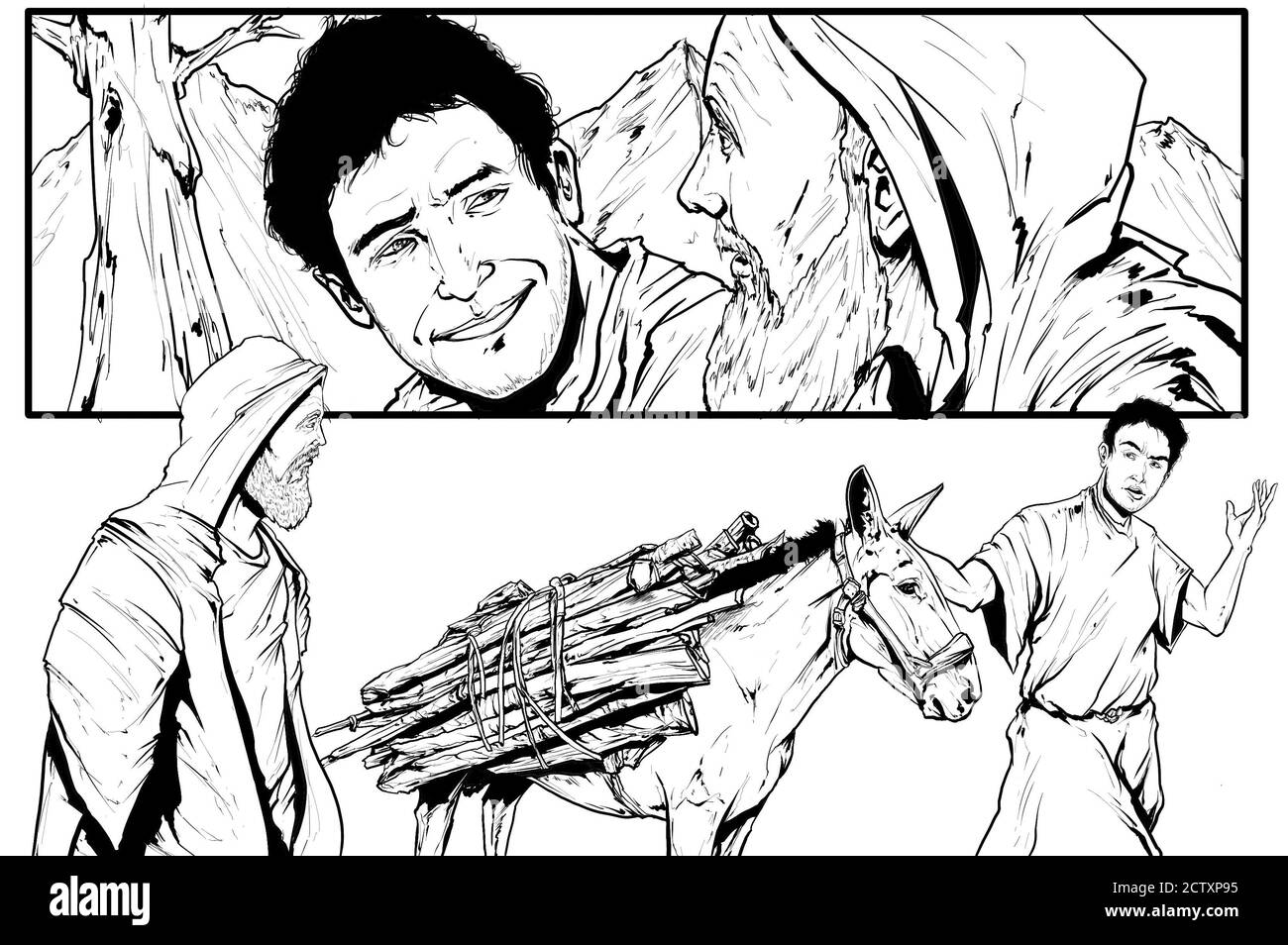 Abramo e isacco Immagini senza sfondo e Foto Stock ritagliate - Alamy