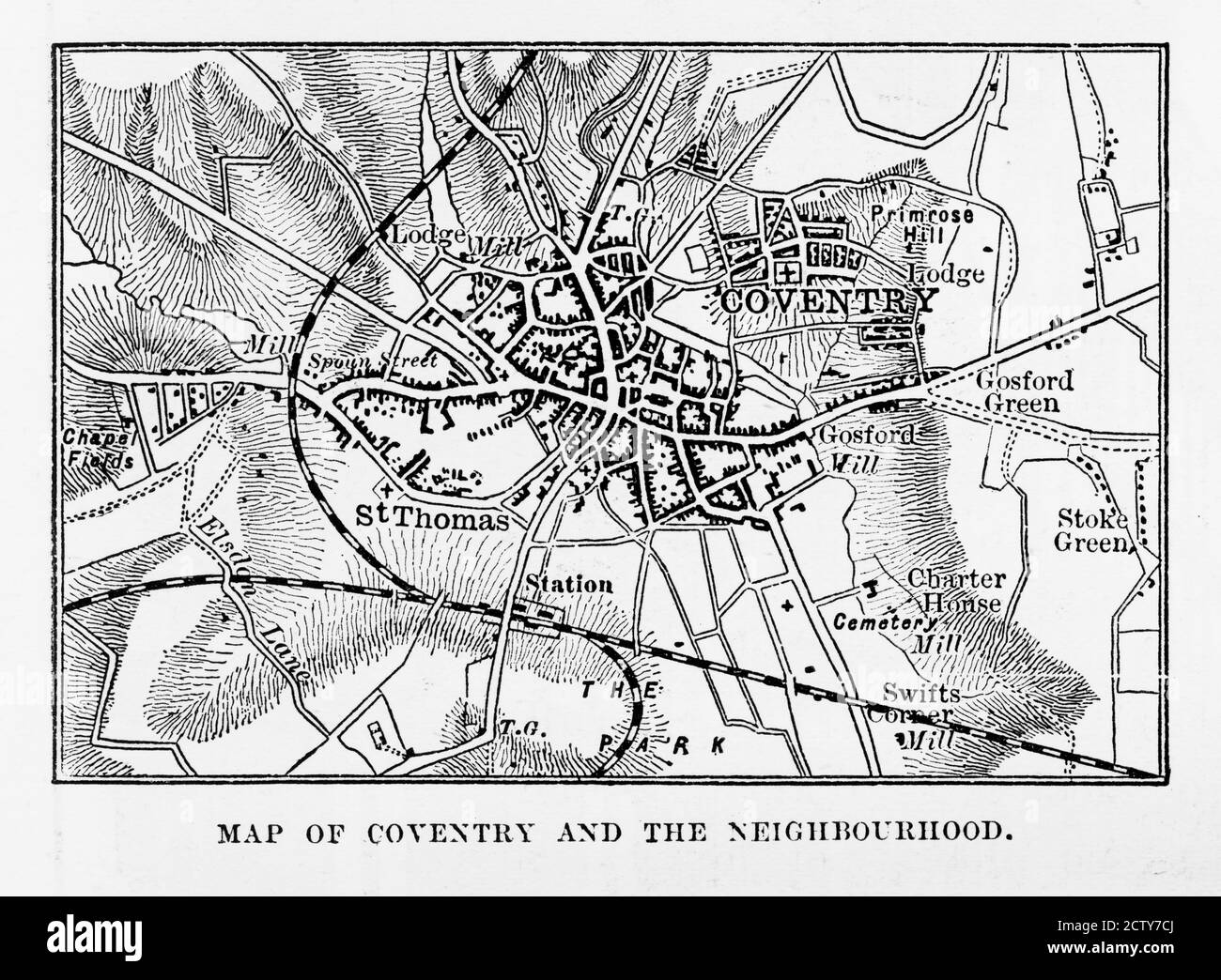 Mappa di coventry immagini e fotografie stock ad alta risoluzione - Alamy