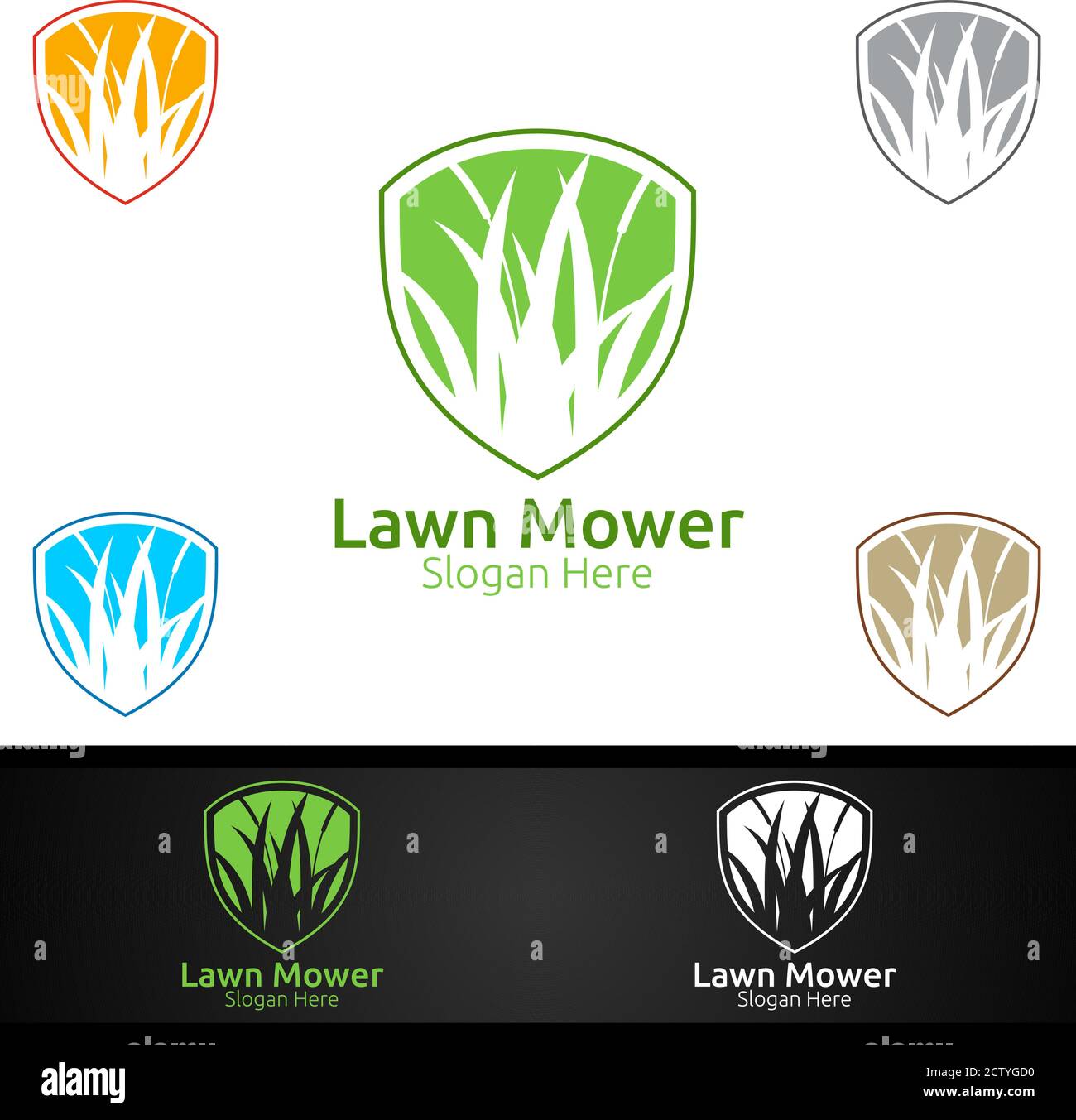 Trattore rasaerba robotizzato Immagini Vettoriali Stock - Alamy