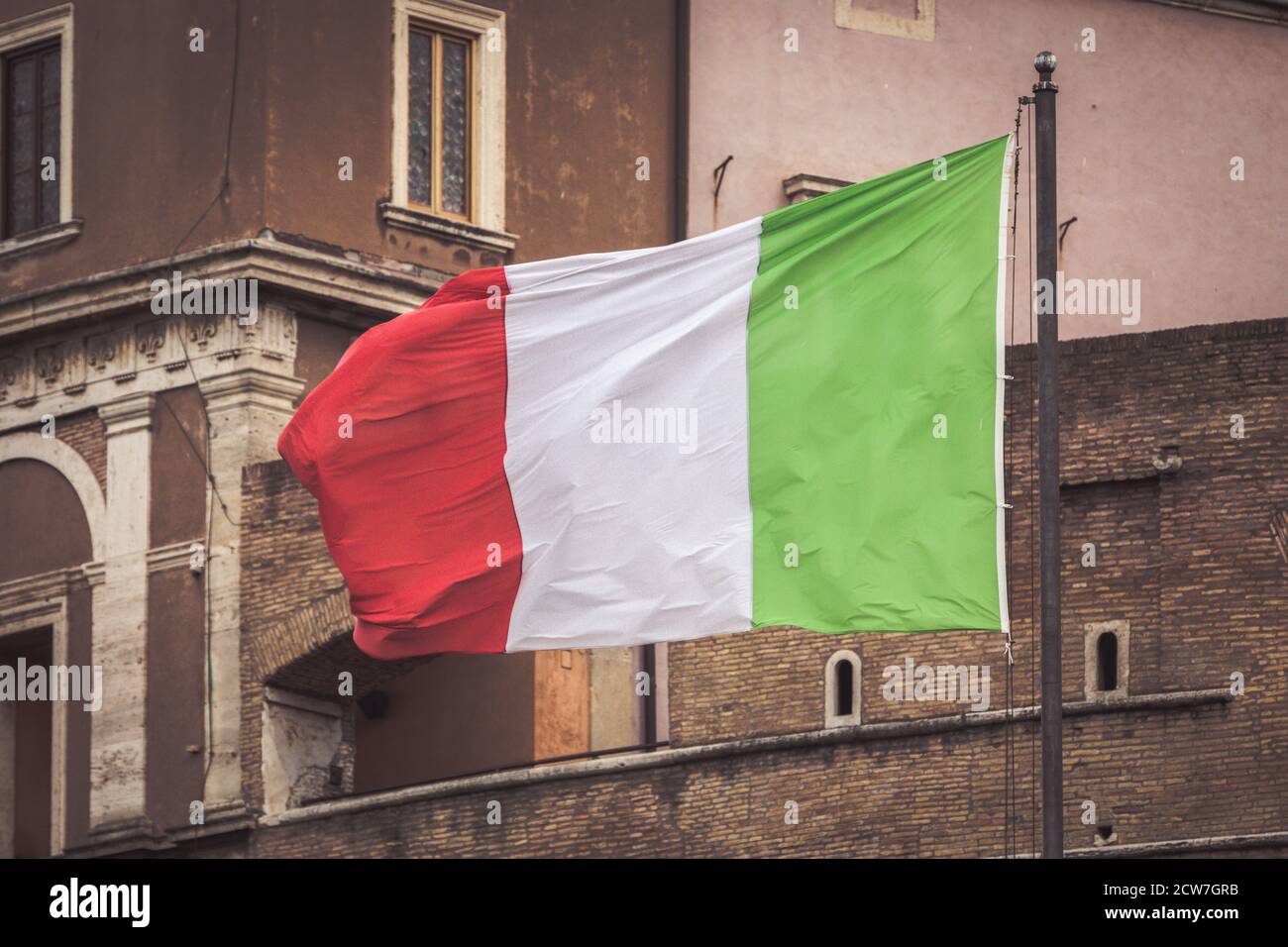Bandiera italiana angelo italia roma immagini e fotografie stock ad ...