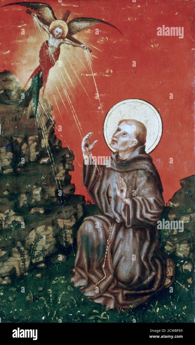 San Francesco che riceve le Stigmate, c1430-1451. Artista: Stephan ...