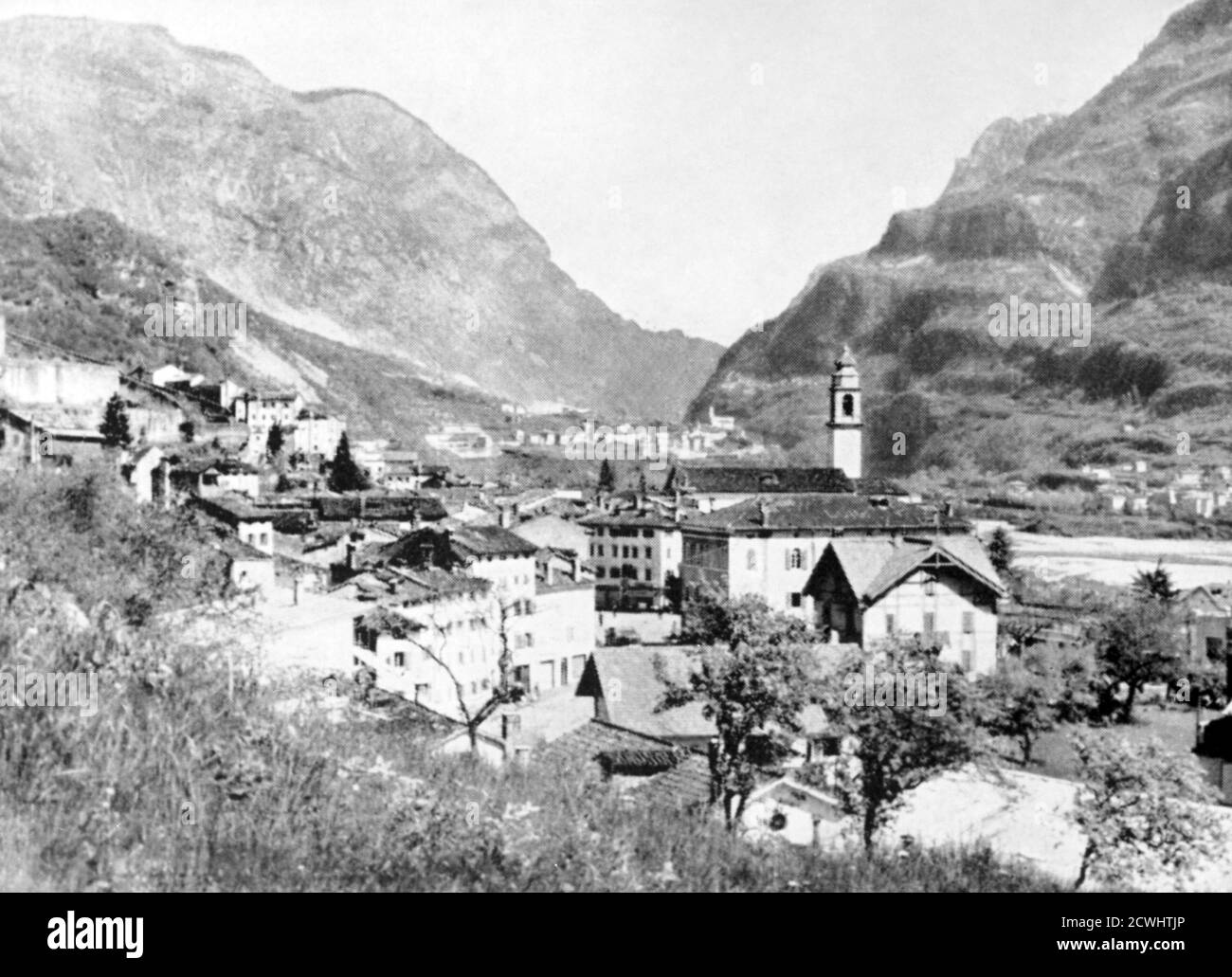 La Tragedia Vajont Diga Disastro Immagini e Fotos Stock - Alamy