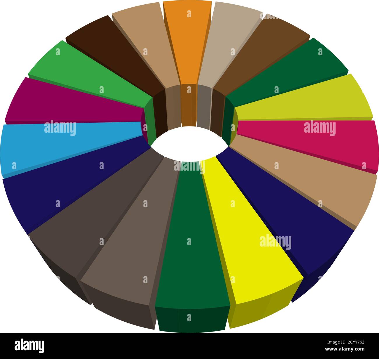 Grafico a torta, grafico a torta, grafico vettoriale. Una clipart per ...