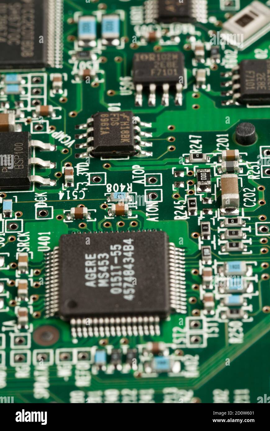 Scheda madre del computer verde immagini e fotografie stock ad alta ...
