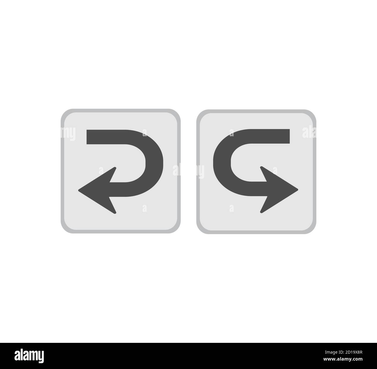 3d girare a destra freccia Immagini Vettoriali Stock - Alamy