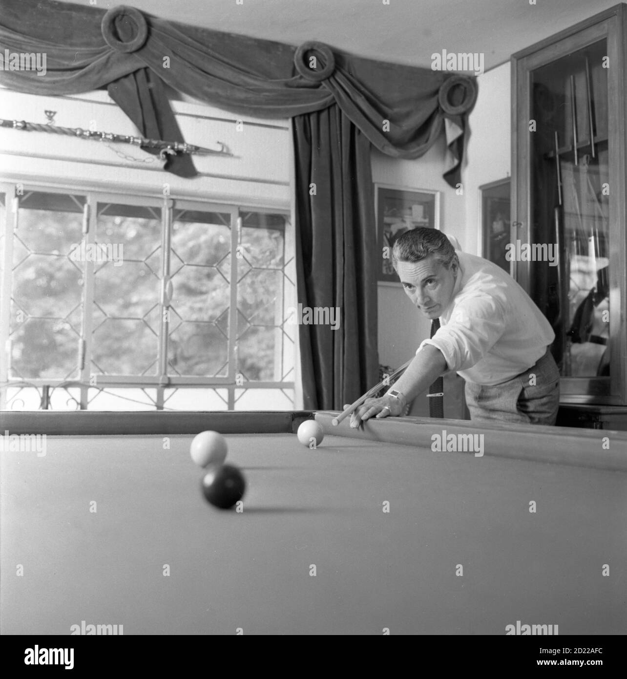 Il tenore Mario del Monaco a casa sua, Lancenigo (TV), 9 giugno 1965 ...