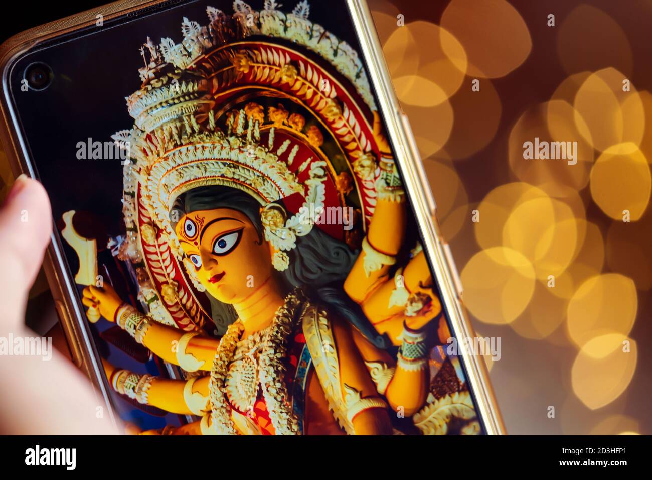 Felice durga puja immagini e fotografie stock ad alta risoluzione - Alamy