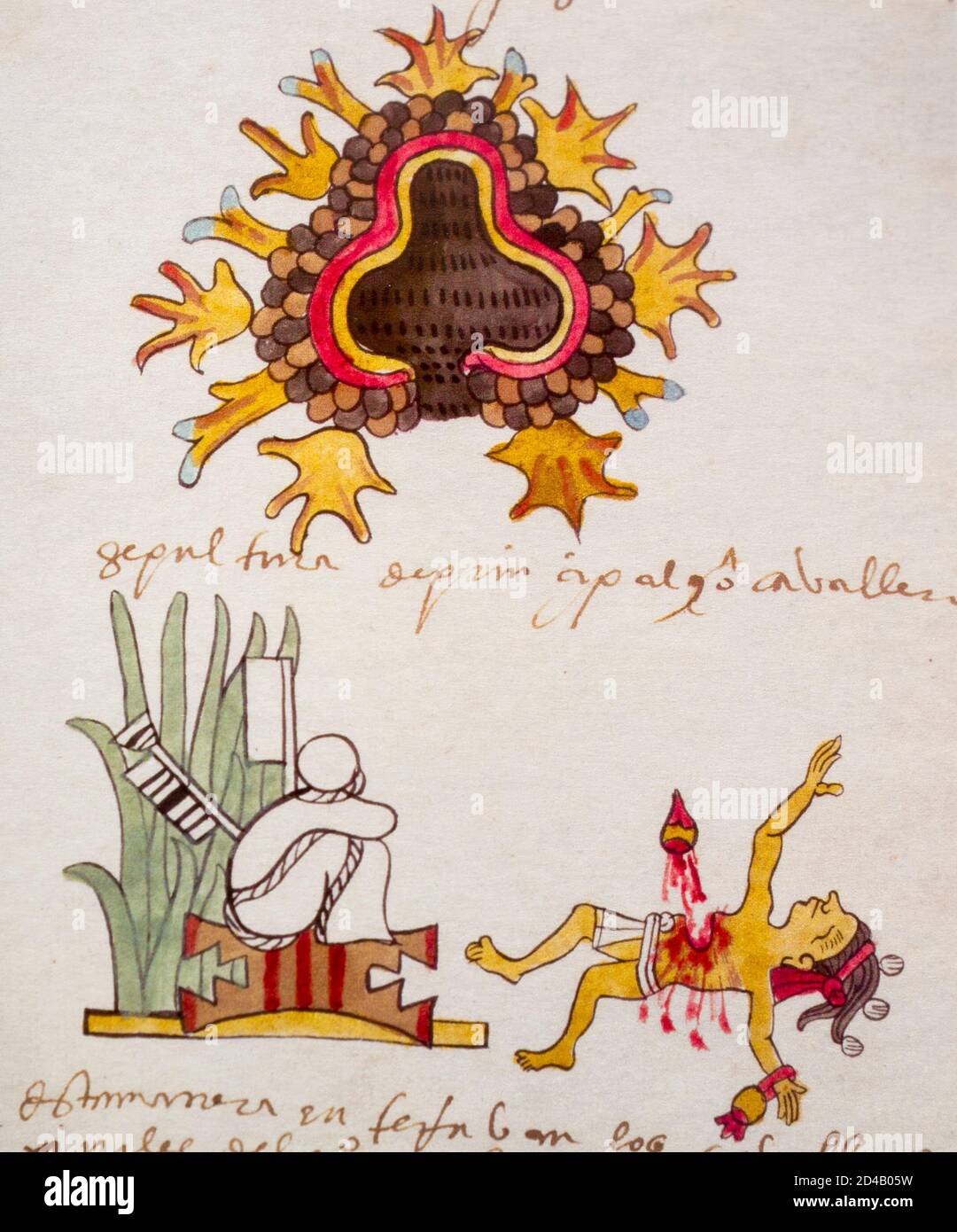 Sacrificio Umano Azteco Immagini e Fotos Stock - Alamy