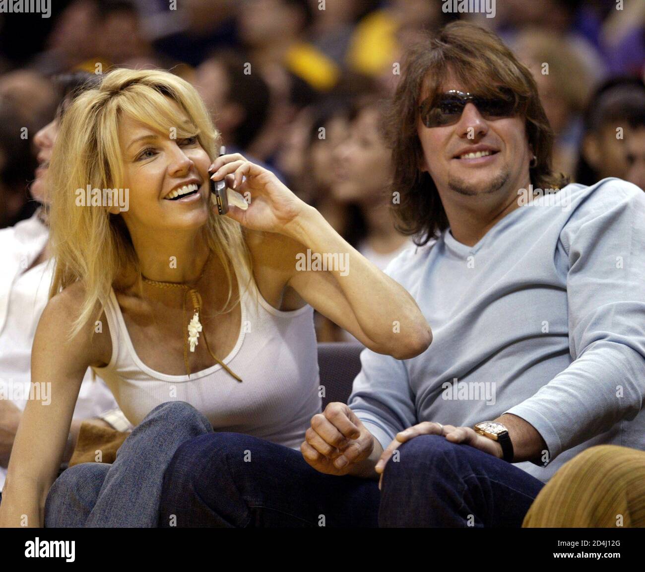 Heather locklear and husband richie sambora immagini e fotografie stock ...