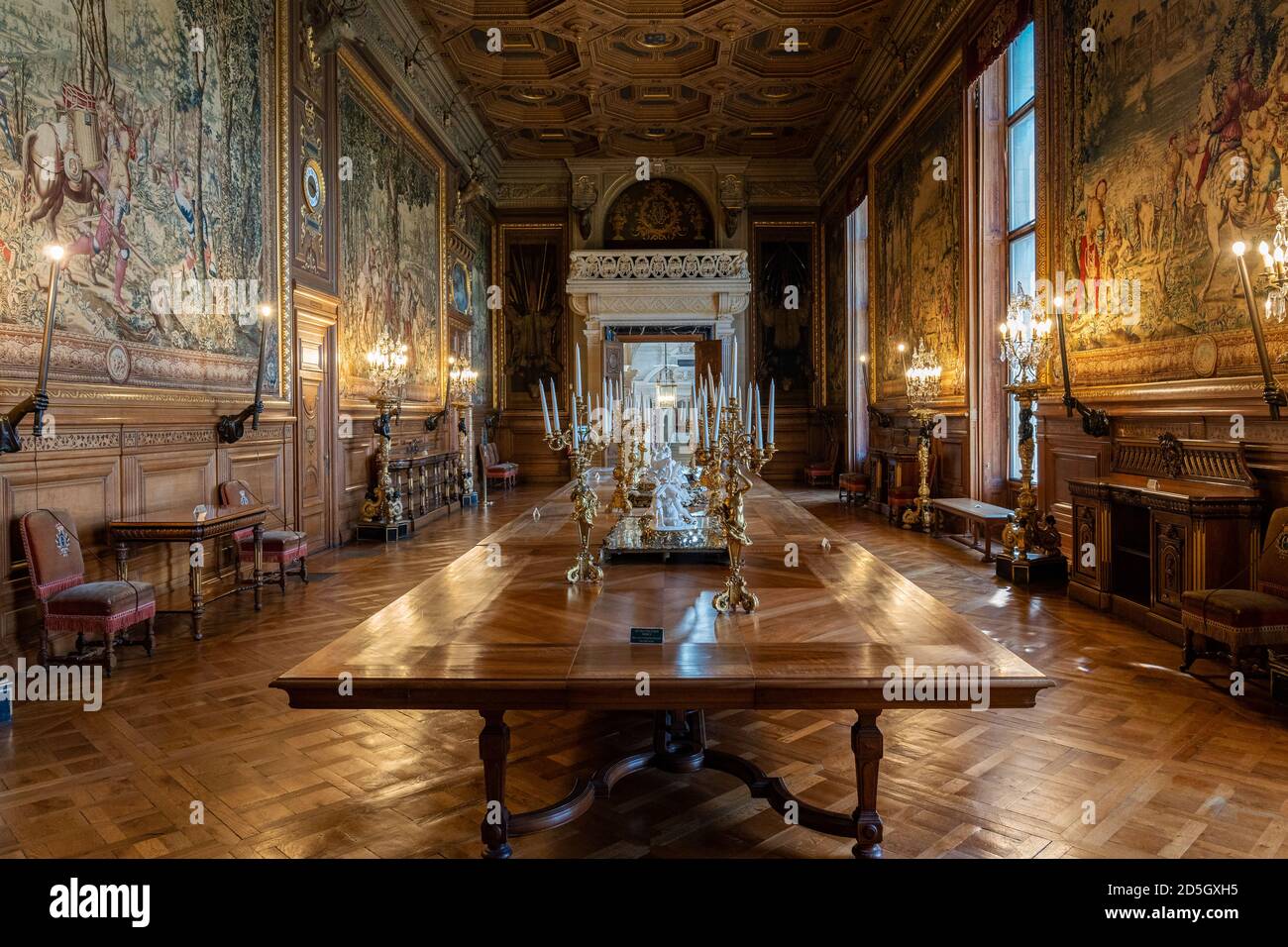All'interno del castello di chantilly immagini e fotografie stock ad ...