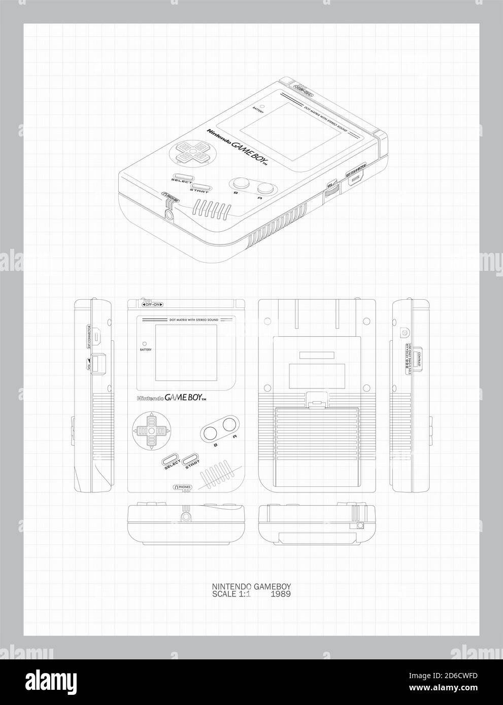 Gameboy disegno immagini e fotografie stock ad alta risoluzione - Alamy