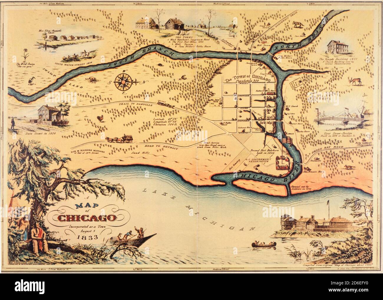 Mappa nautica del lago immagini e fotografie stock ad alta risoluzione ...