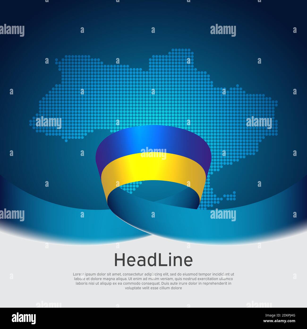 Bandiera Ucraina sfondo. Mappa mosaico, bandiera ucraina su sfondo ...