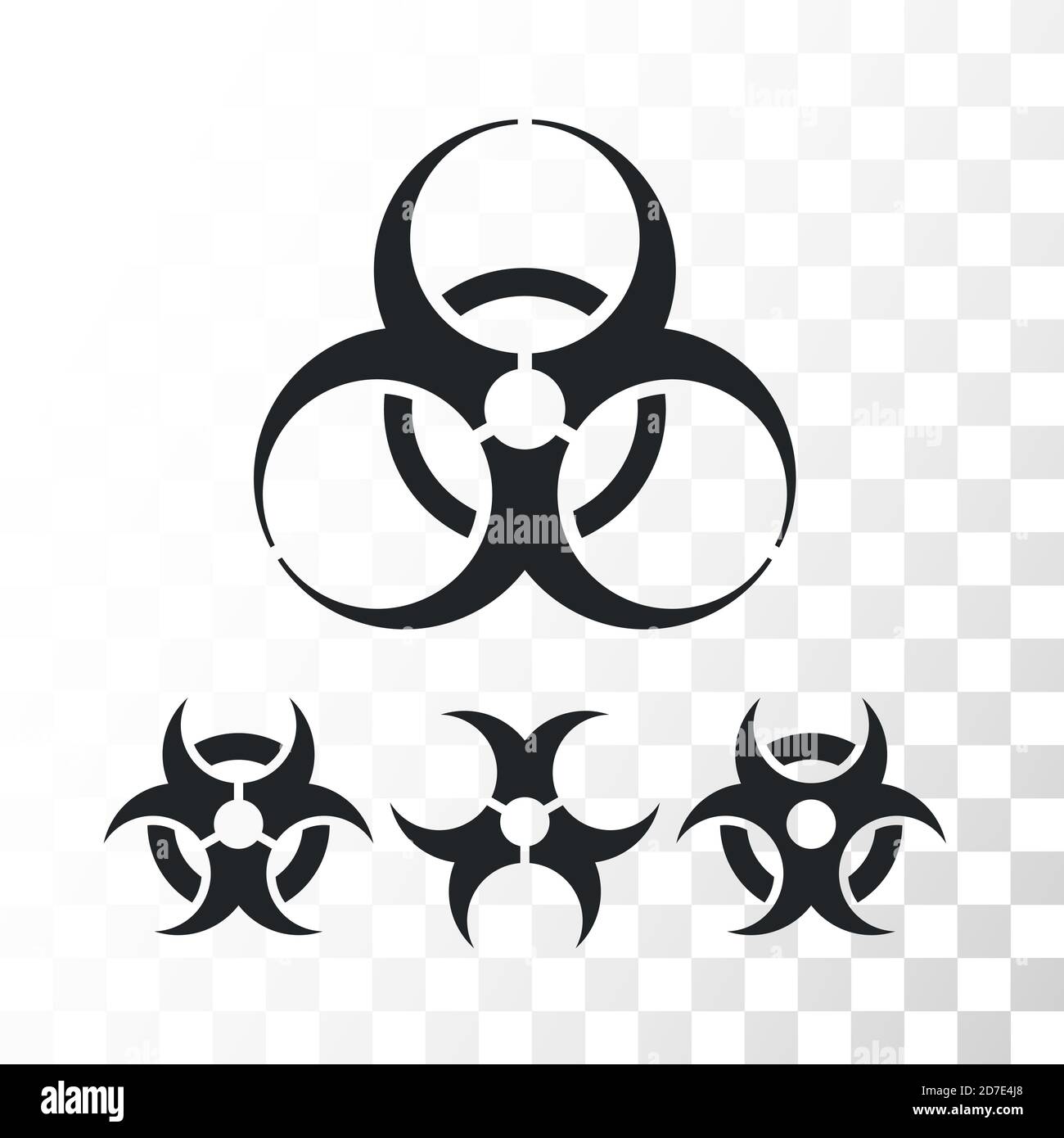 Simbolo della rischio biologico Immagini Vettoriali Stock - Alamy