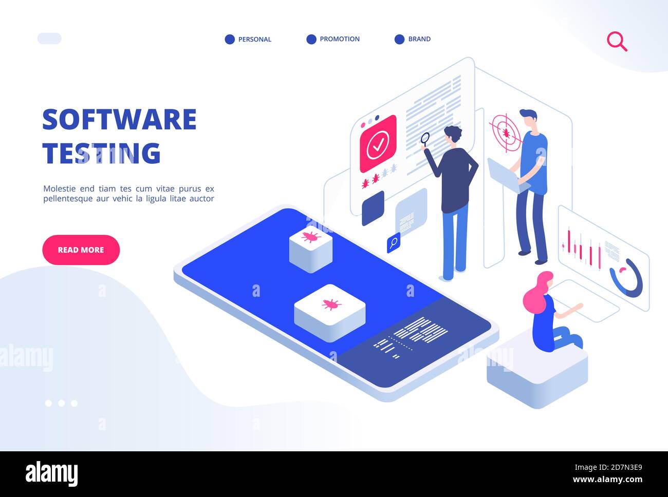 Software testing immagini e fotografie stock ad alta risoluzione - Alamy
