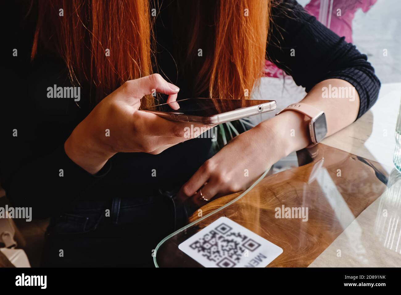 Menu qr codice a barre immagini e fotografie stock ad alta risoluzione ...