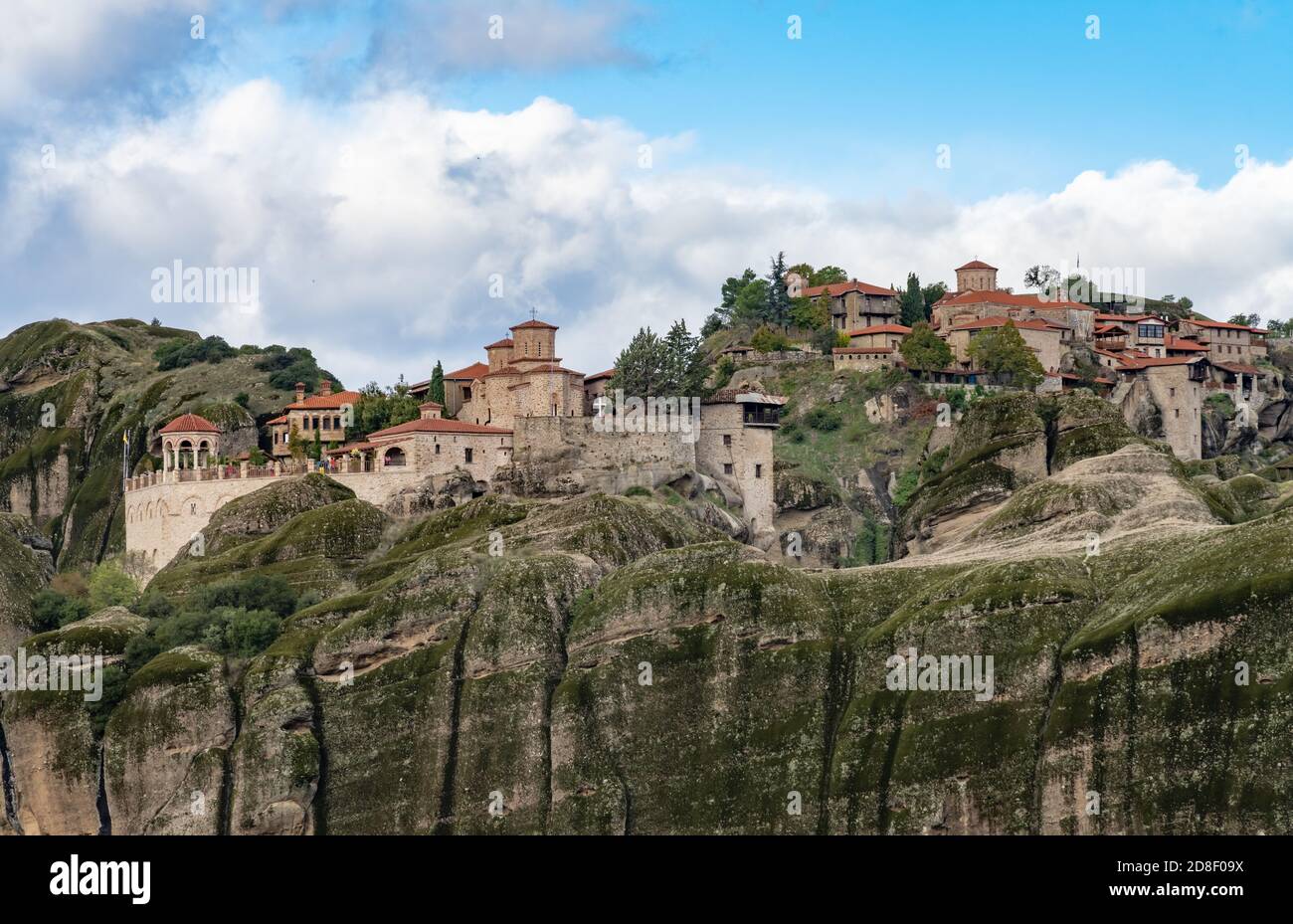 Il Grande Monastero Meteoron nella splendida formazione rocciosa di ...