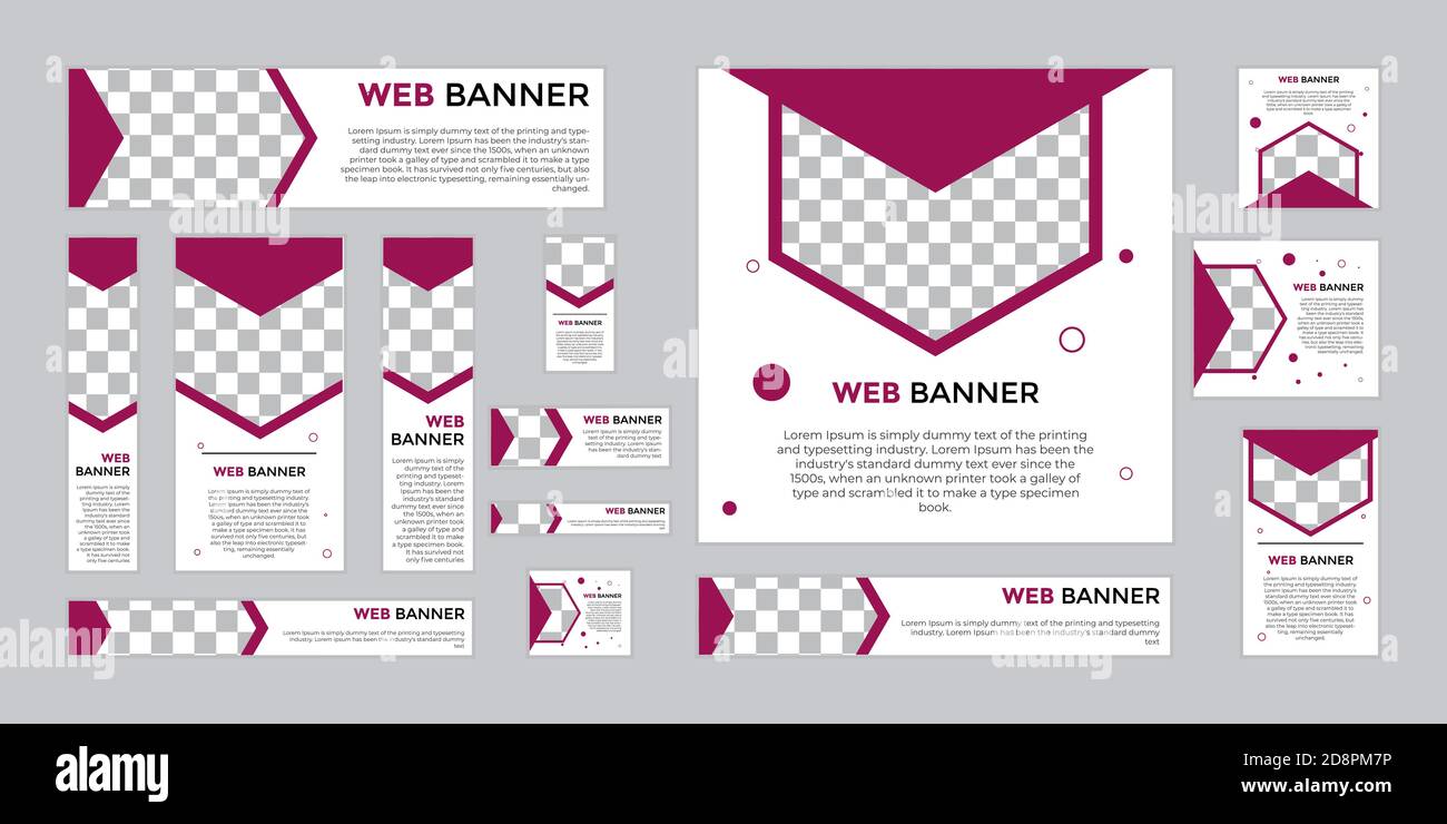 Dimensione banner standard immagini e fotografie stock ad alta ...
