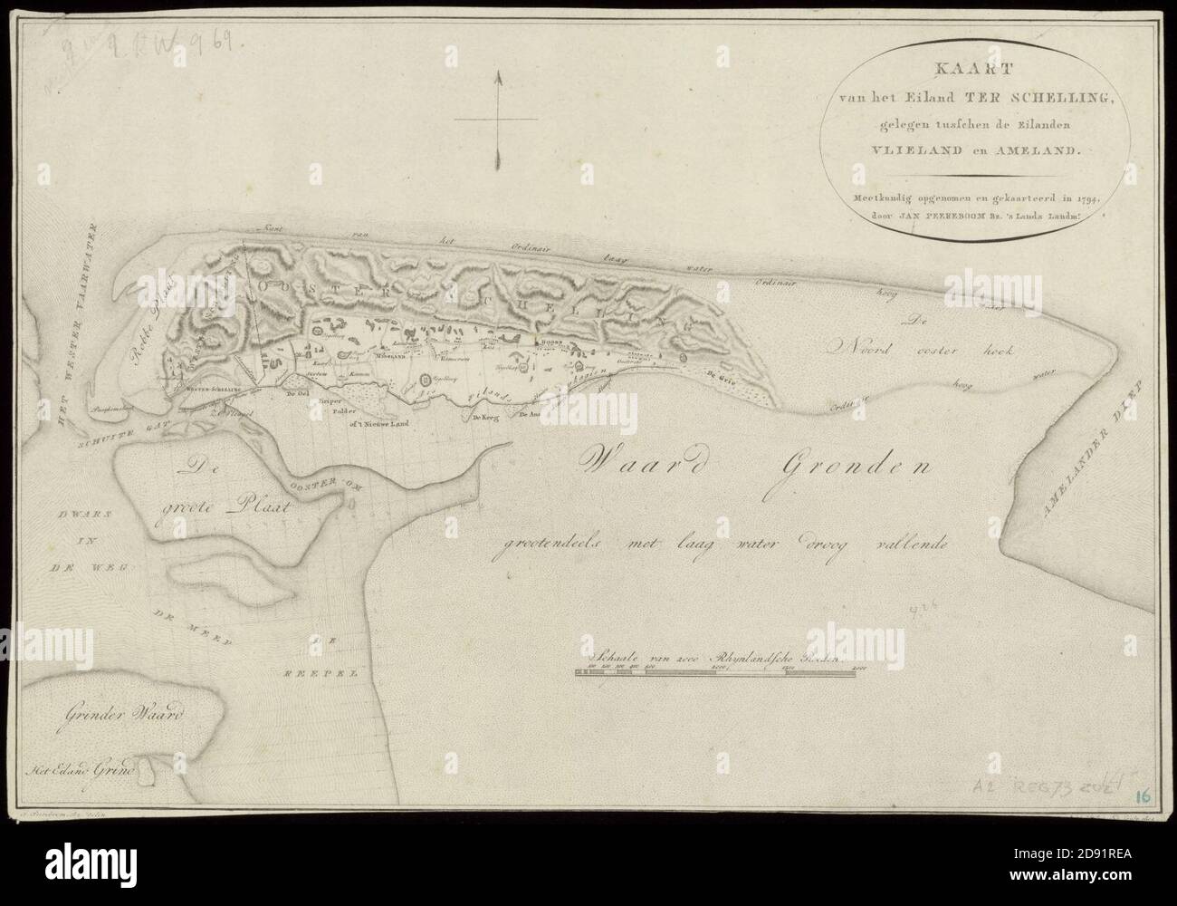 Kaart van vlieland immagini e fotografie stock ad alta risoluzione - Alamy