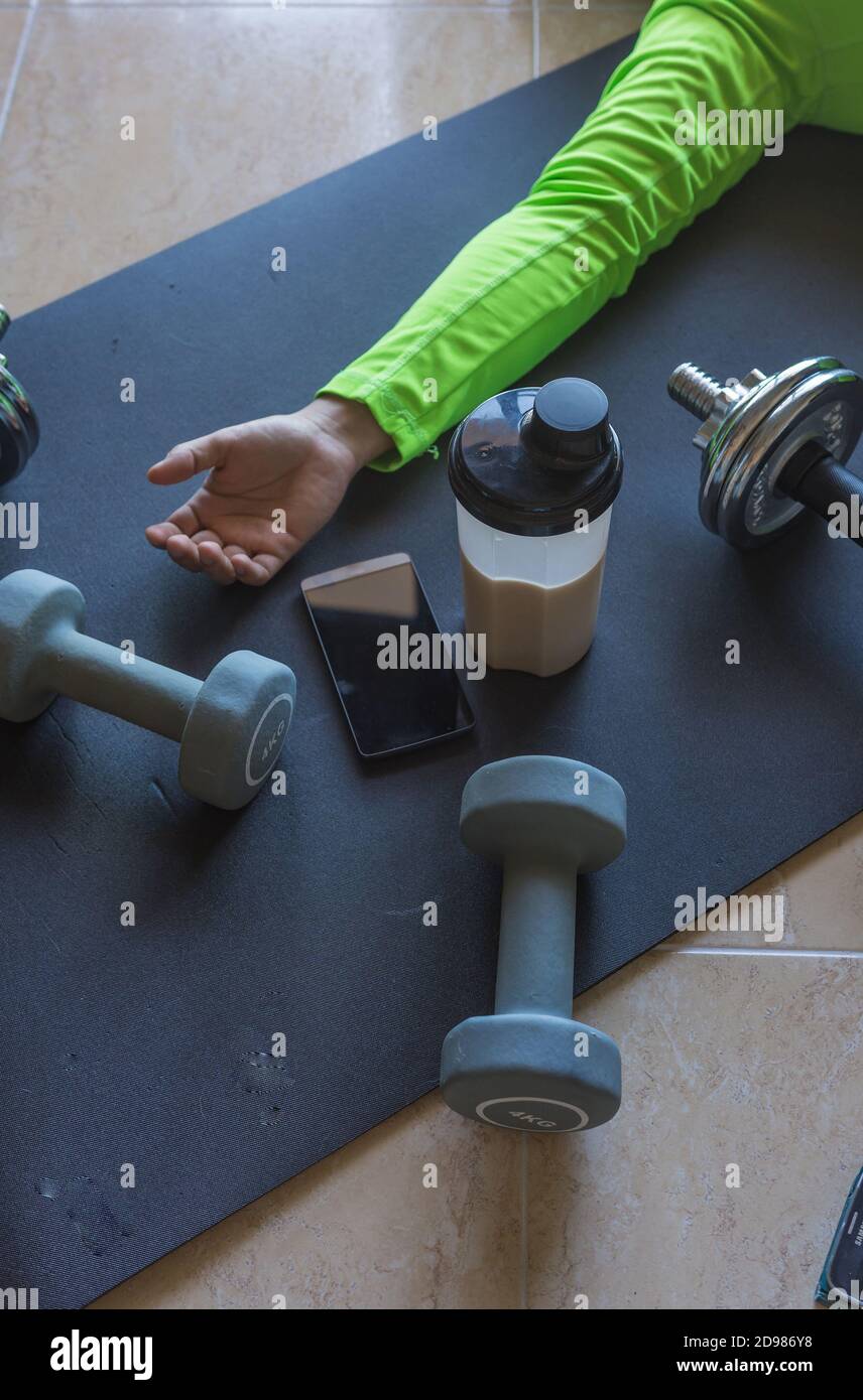 Allenamento mat immagini e fotografie stock ad alta risoluzione - Alamy
