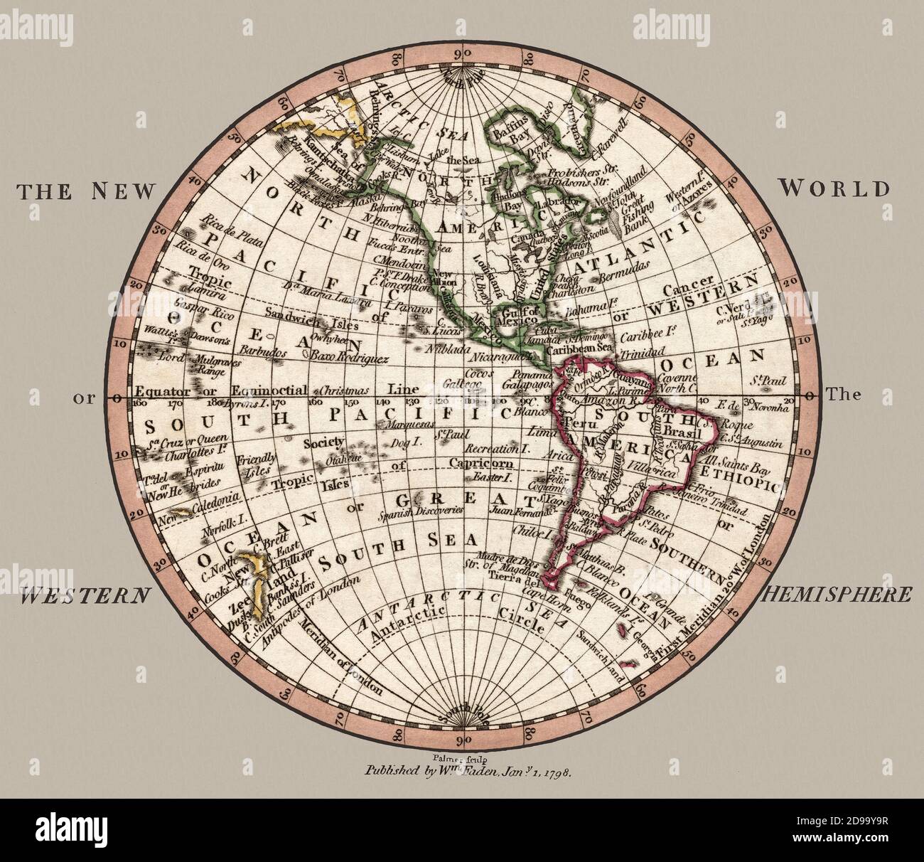 Mappa dell'emisfero mappa immagini e fotografie stock ad alta ...