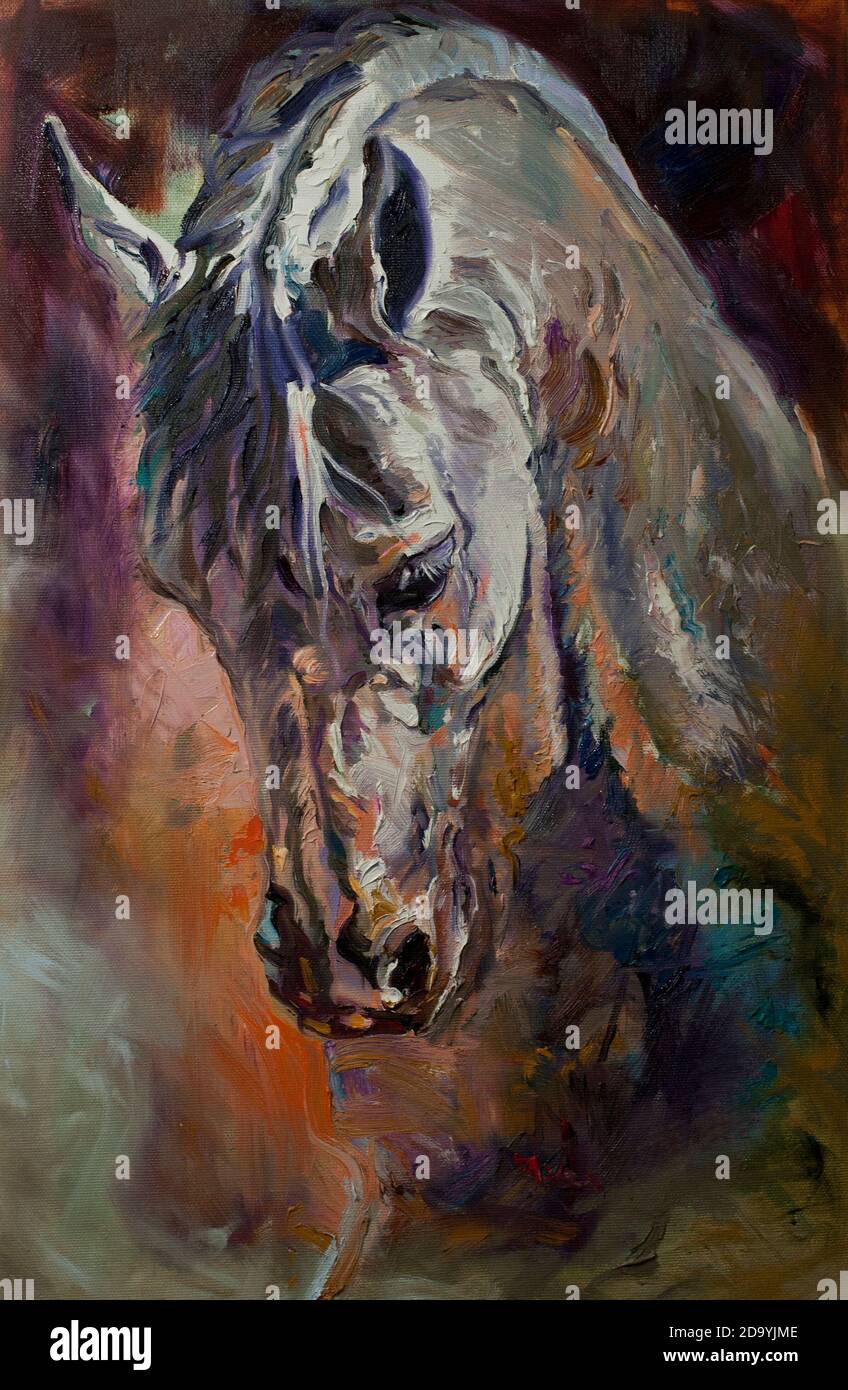 Dipingere la testa di cavallo immagini e fotografie stock ad alta ...