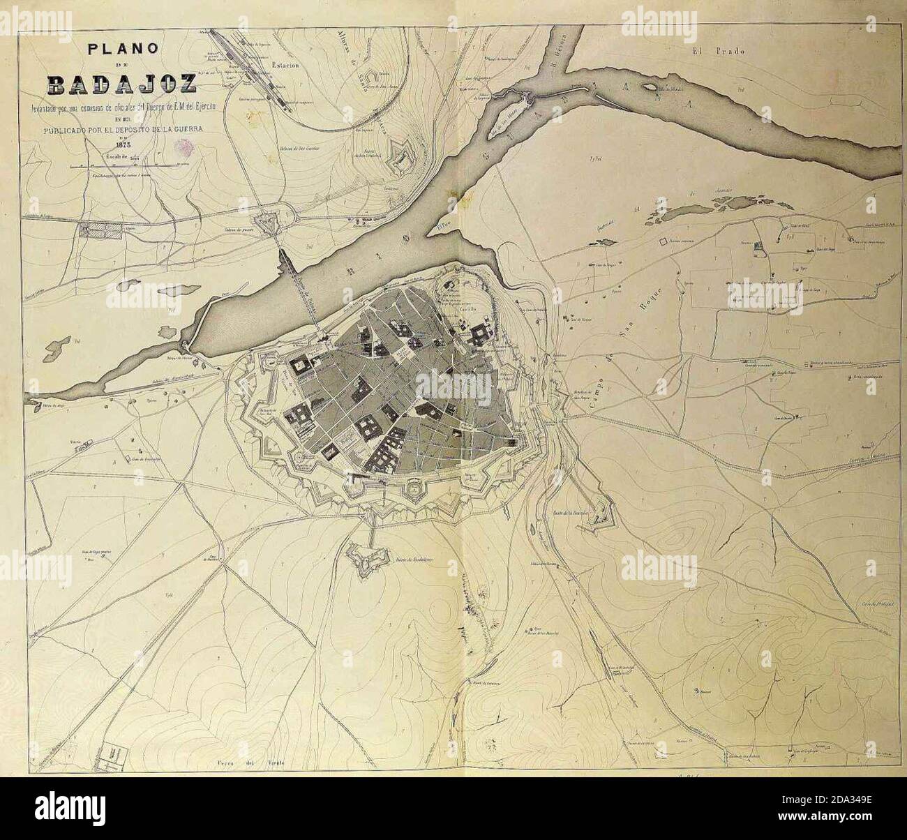 Mappa di badajoz immagini e fotografie stock ad alta risoluzione - Alamy