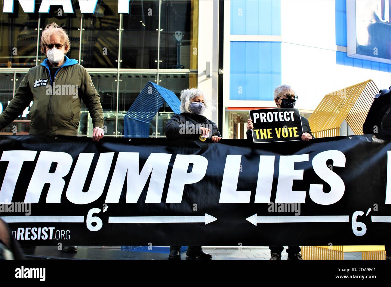 3 Novembre 2020 - New York City - 'Conte ogni voto, ogni voto conta' la ...