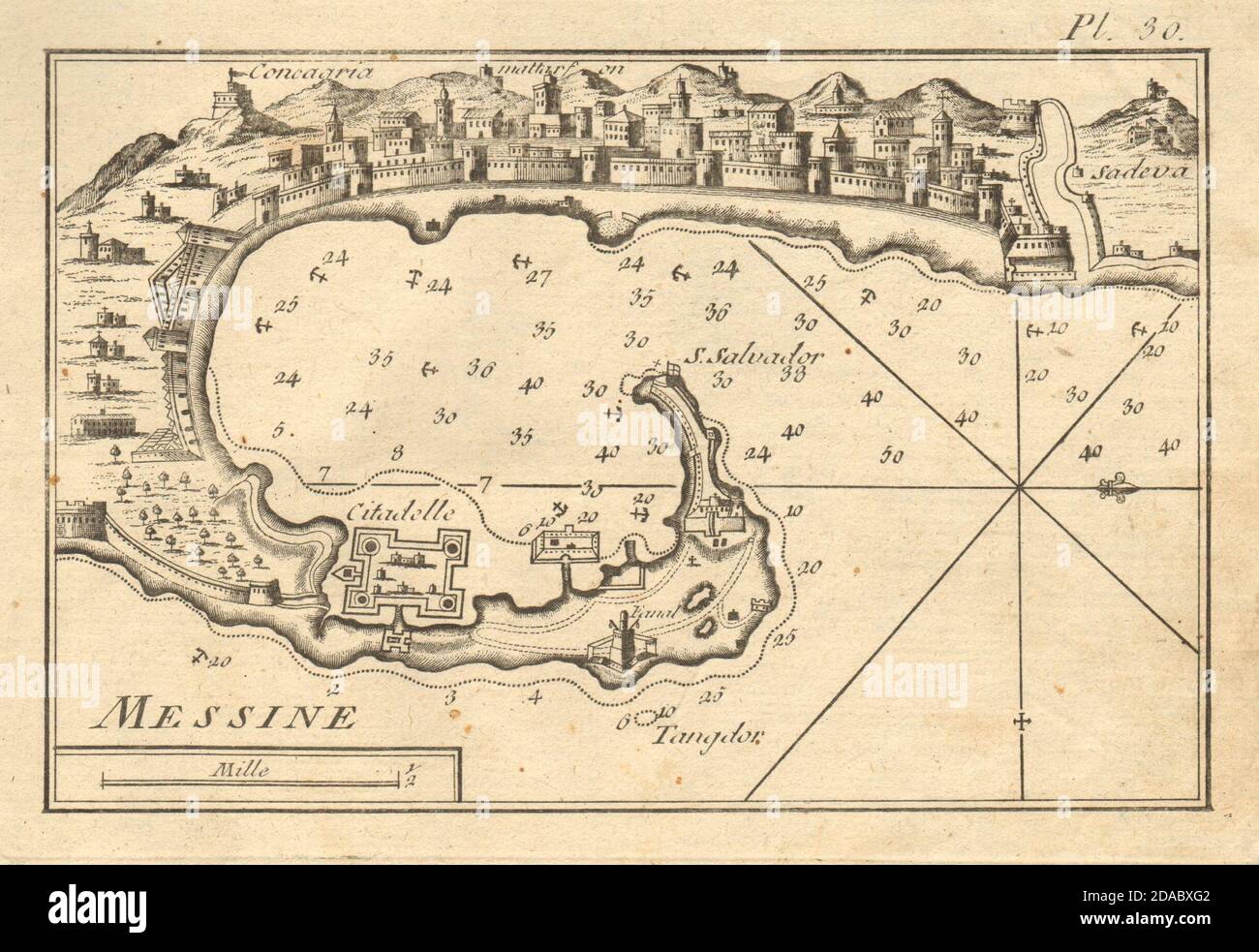 Arte Antica Messina Italy Map Map Of Messina Hi Res Stock Photography