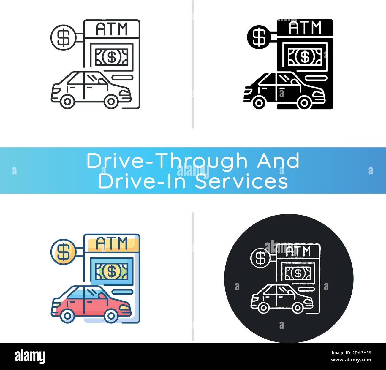 Pagare come si guida Immagini Vettoriali Stock - Alamy