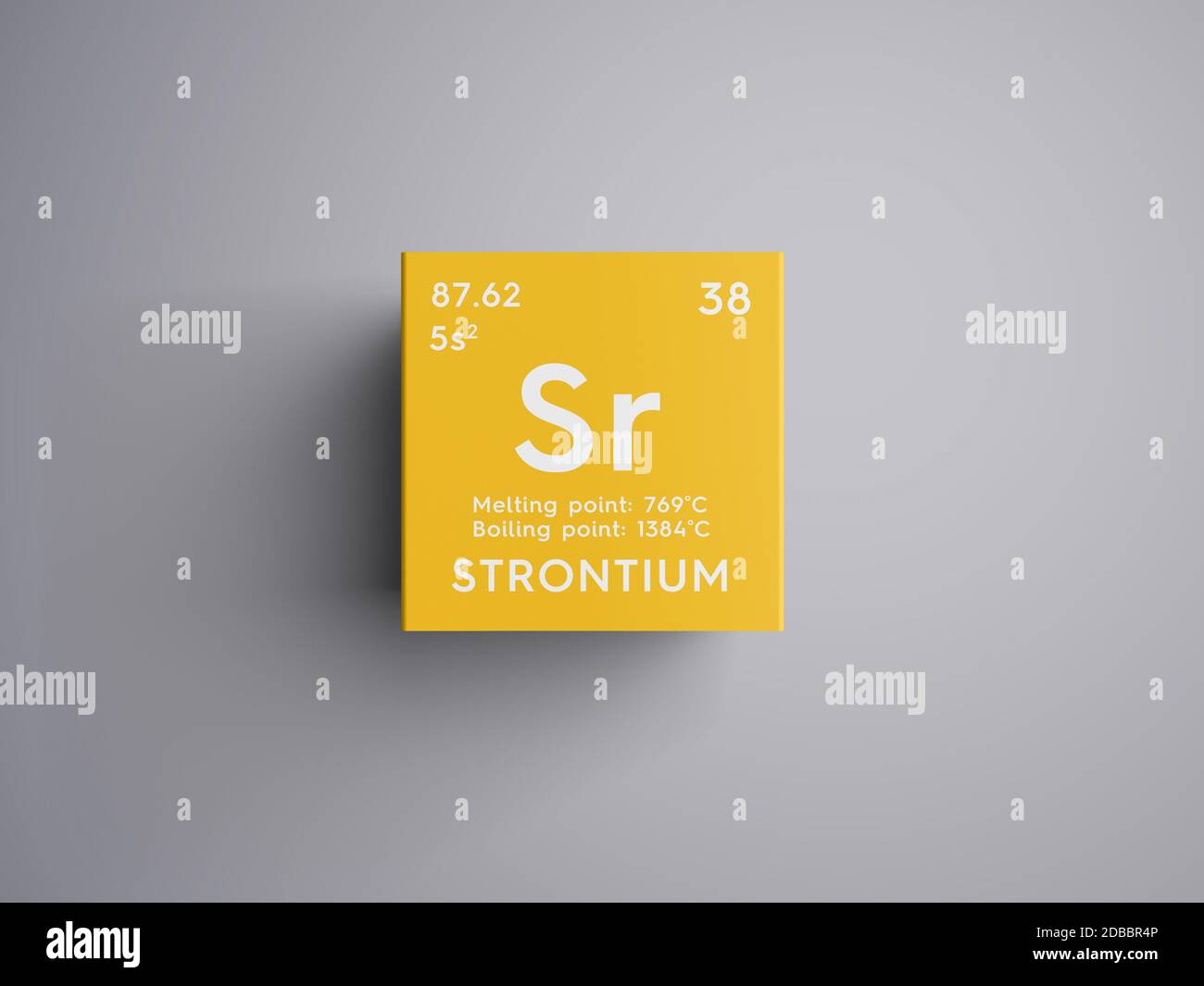 Stronzio. Metalli alcalino terrosi. Elemento chimico della tavola ...