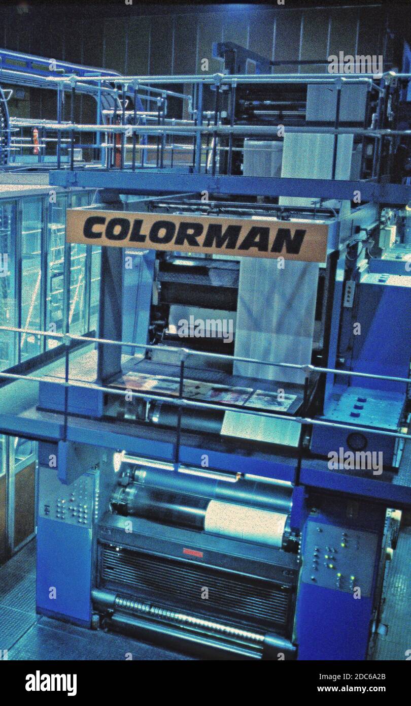 Stampante rotativa immagini e fotografie stock ad alta risoluzione - Alamy