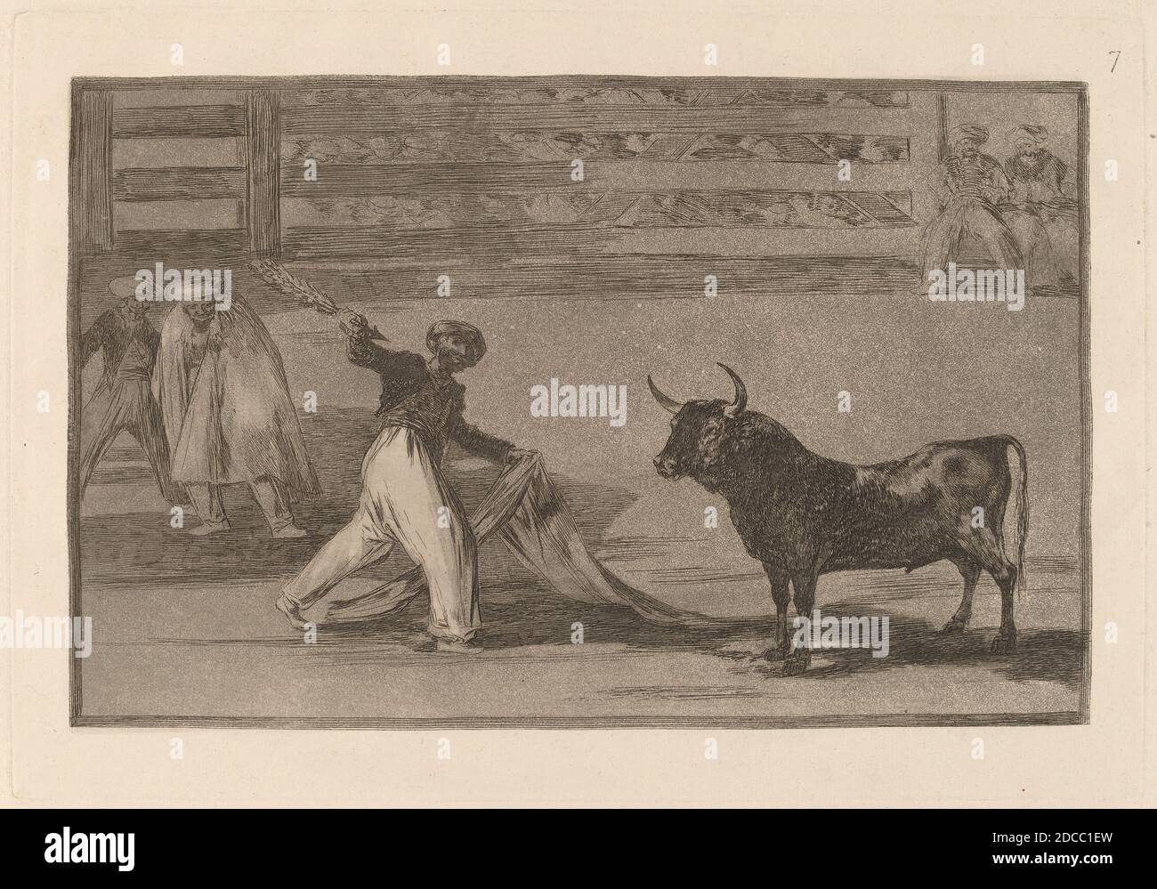 Origen de los arpones o banderillas immagini e fotografie stock ad alta ...