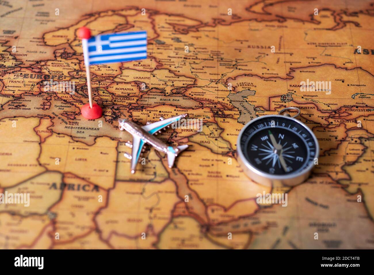 Mappa politica della grecia immagini e fotografie stock ad alta ...