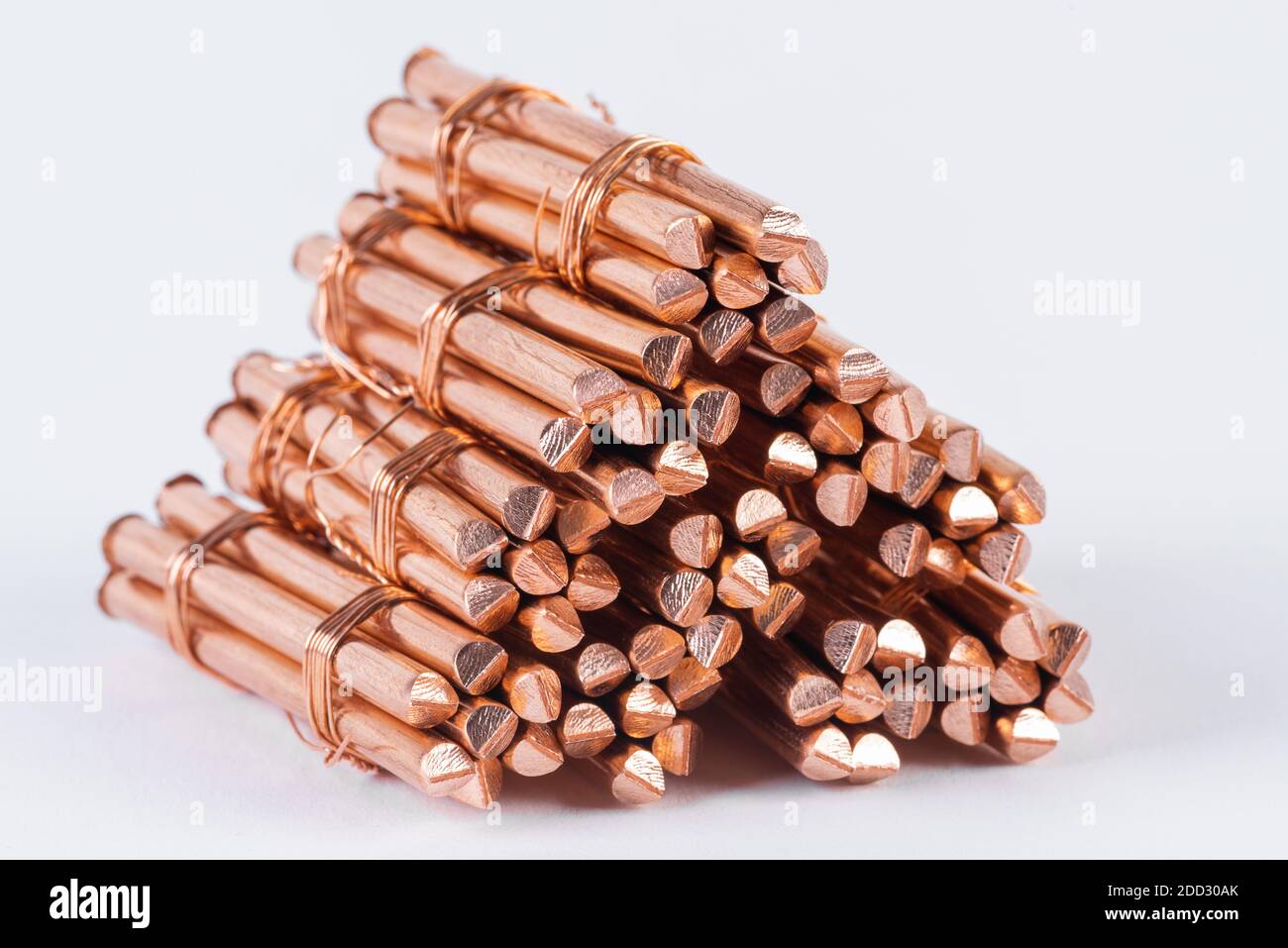 Rottami di materie prime di filo di rame Foto stock - Alamy