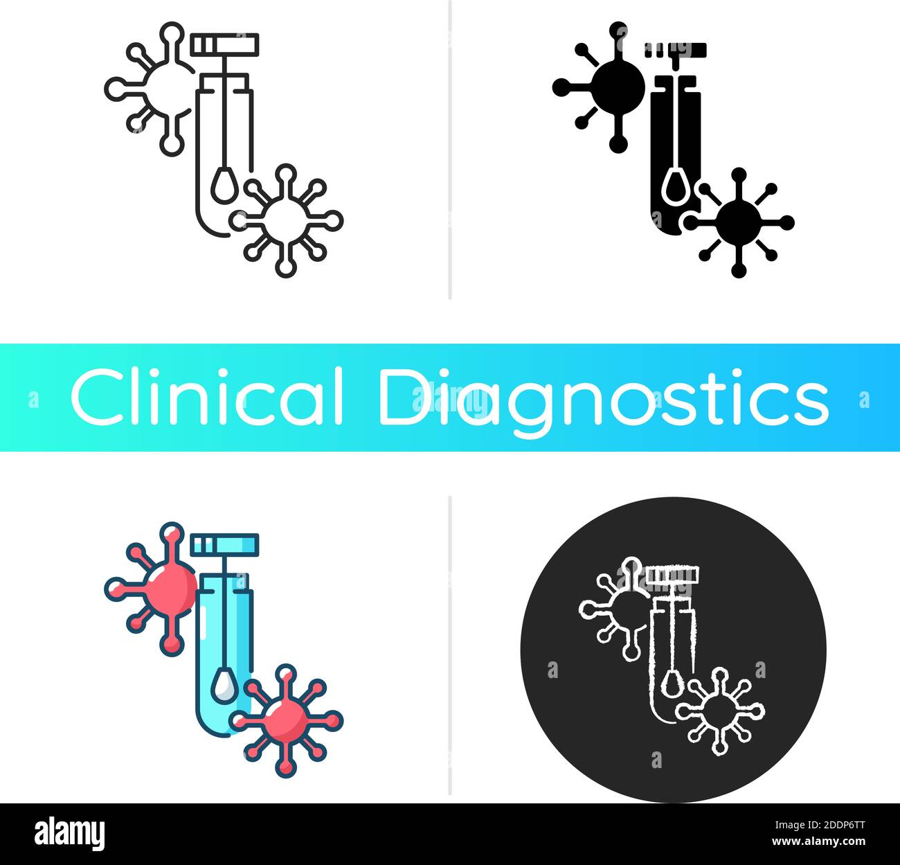 Test diagnostico in vitro Immagini Vettoriali Stock - Alamy
