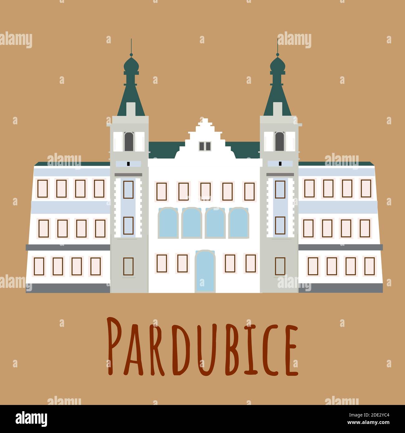 Praga in estate Immagini Vettoriali Stock - Alamy