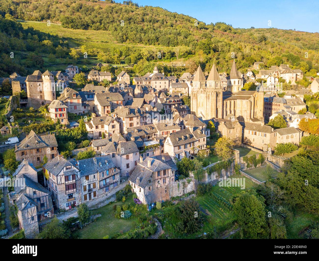 Conques vista aerea immagini e fotografie stock ad alta risoluzione - Alamy