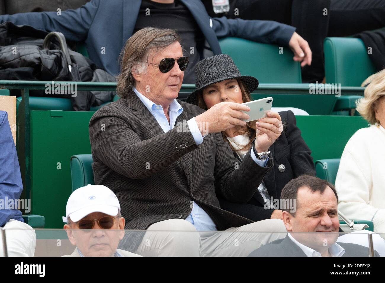 Adriano Panatta e sua moglie partecipano alla finale maschile del Rolex ...