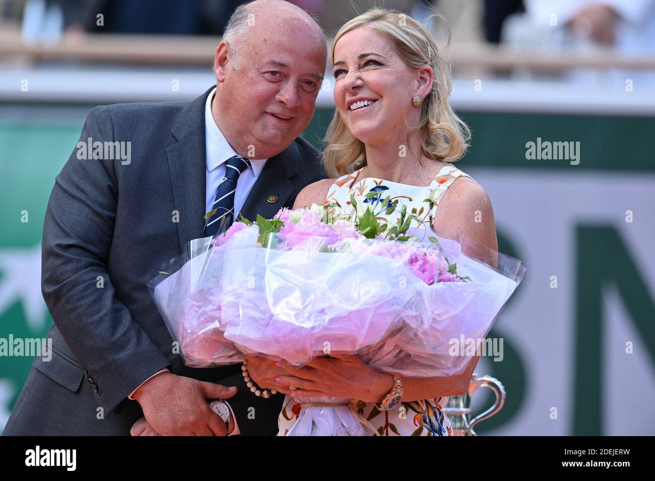 Chris evert roland garros immagini e fotografie stock ad alta ...