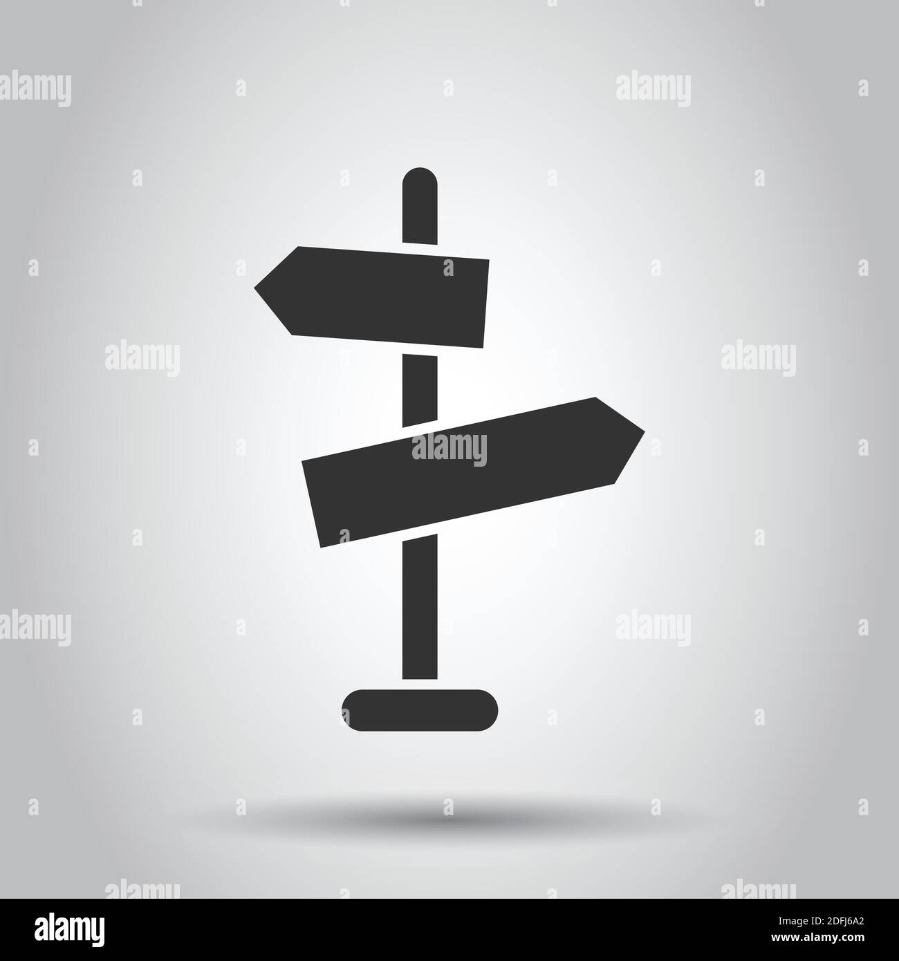 Cartello del percorso Immagini Vettoriali Stock - Alamy