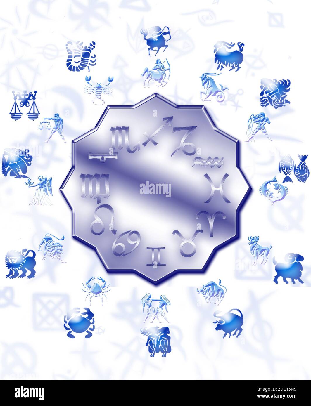 Simboli zodiacali astrologici immagini e fotografie stock ad alta ...