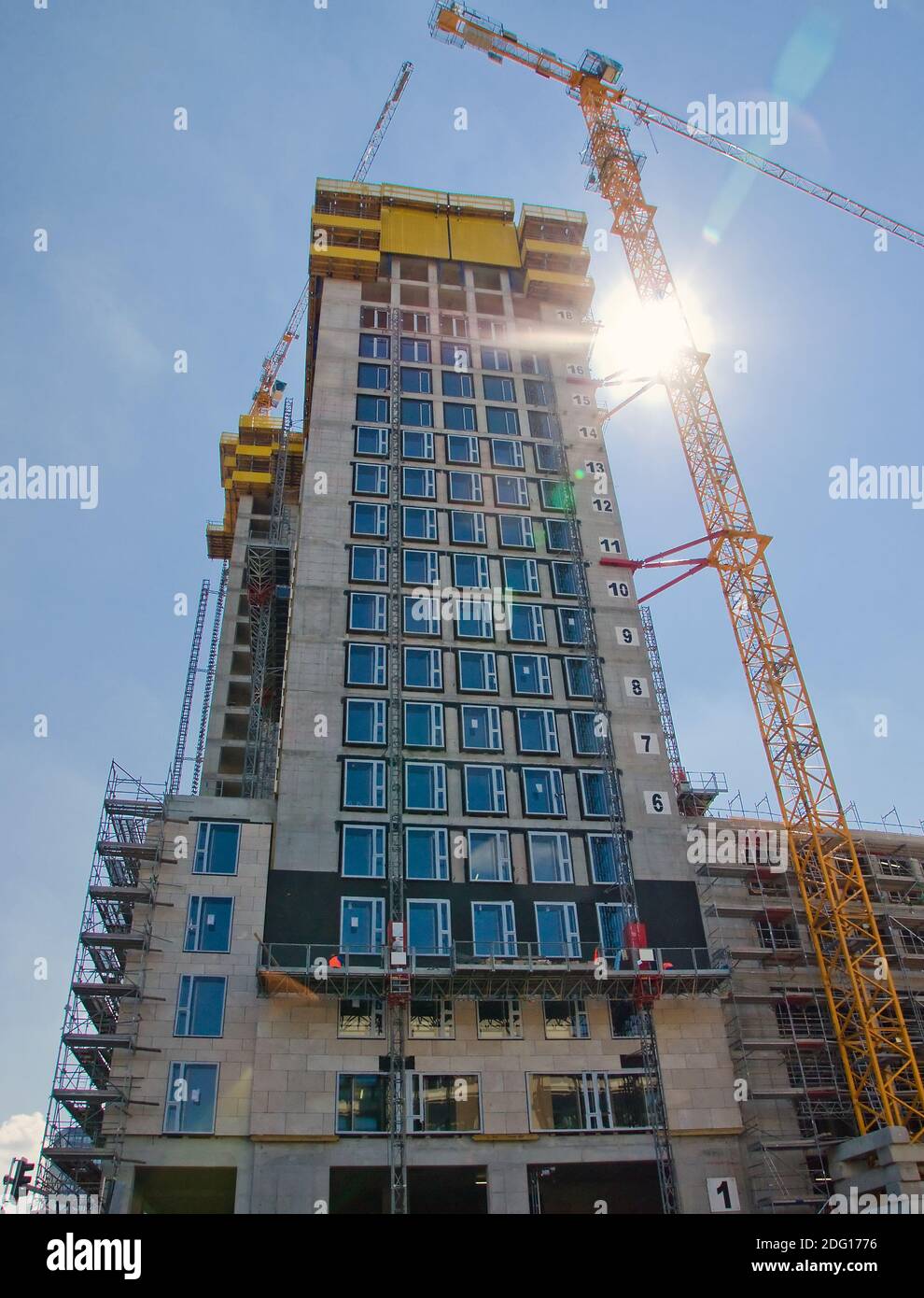 Costruzione di un edificio immagini e fotografie stock ad alta ...