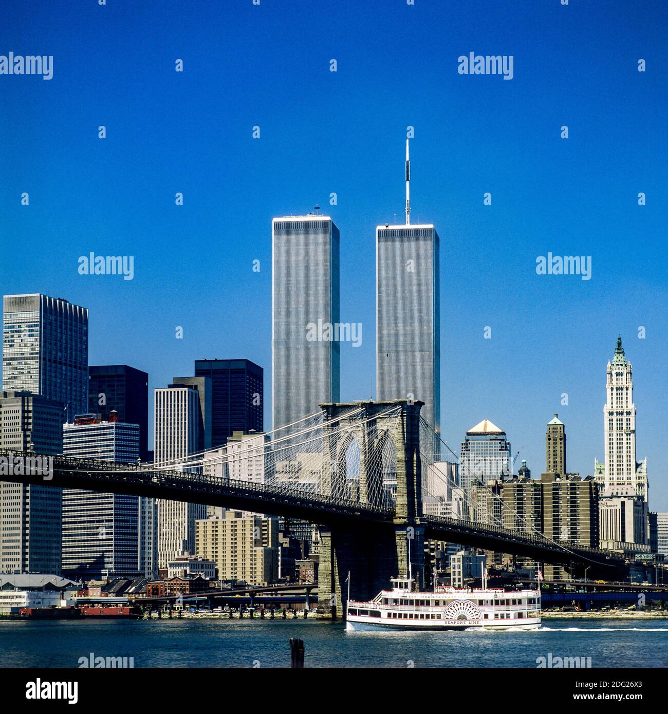 Wtc world trade center torri gemelle skyline di manhattan immagini e ...